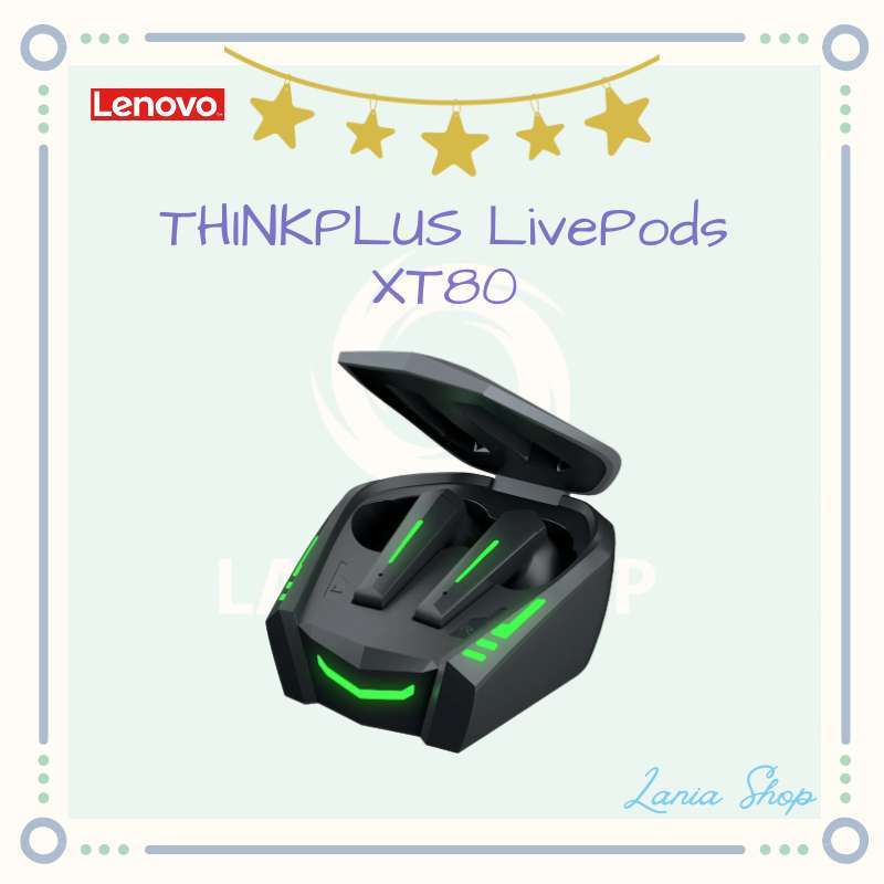 Jual LENOVO THINKPLUS LivePods XT80 - TWS Bluetooth Earphone - 300mAh Case di Seller Lania Shop ...
