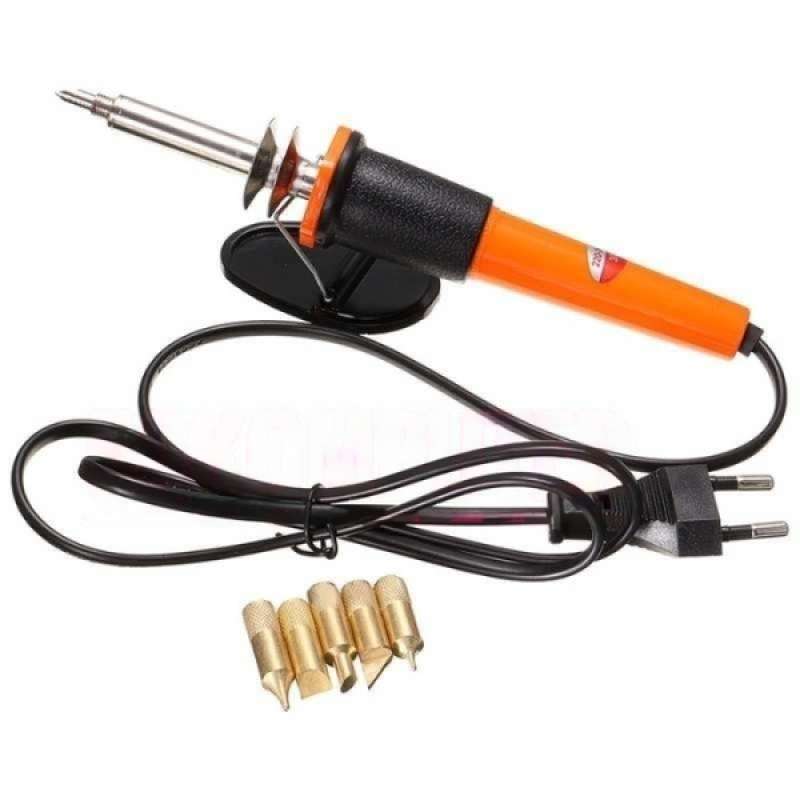 Promo Alat Ukir Elektrik Kaligrafi Pirografi Solder Lukis Bakar Kayu ...