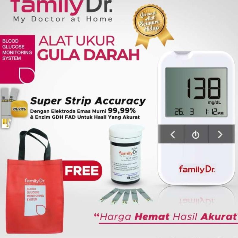 Promo FAMILY DR - Glucose Alat Cek Gula Darah Diskon 35% di Seller ...