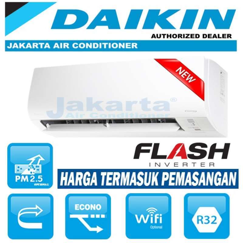 Jual Ac Daikin Flash Inverter 3/4 Pk Ftkq 20 Termasuk Pemasangan ...