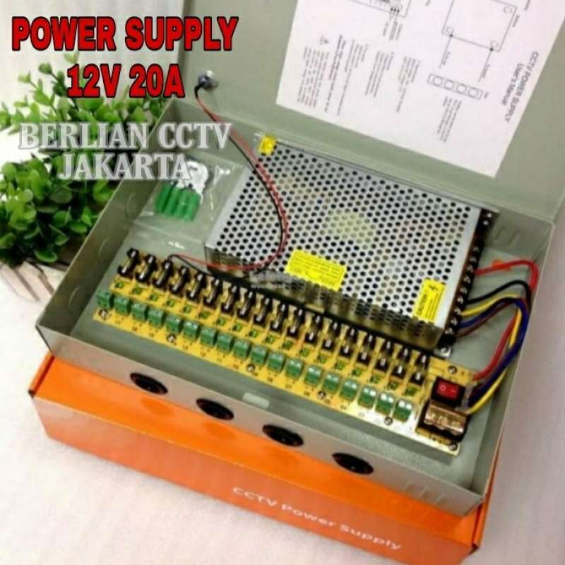Promo Power Supply Box 20a 12v 18ch /psu Box 12 Volt 20 Amper Diskon 23 ...