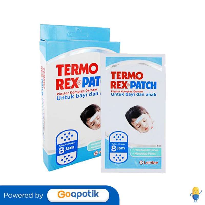 Jual TERMOREX PATCH KOMPRES DEMAM BOX 6 SACHET di Seller D. Apotek ...