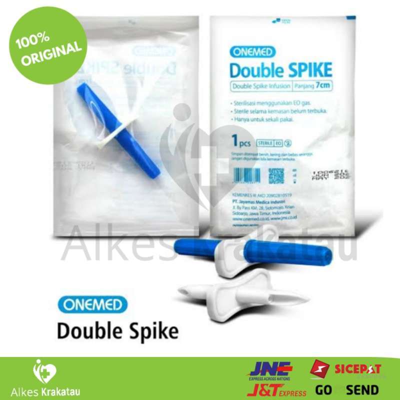 Jual Double Spike Infusion Onemed / Alat Penusuk Botol Cairan Infus Di ...