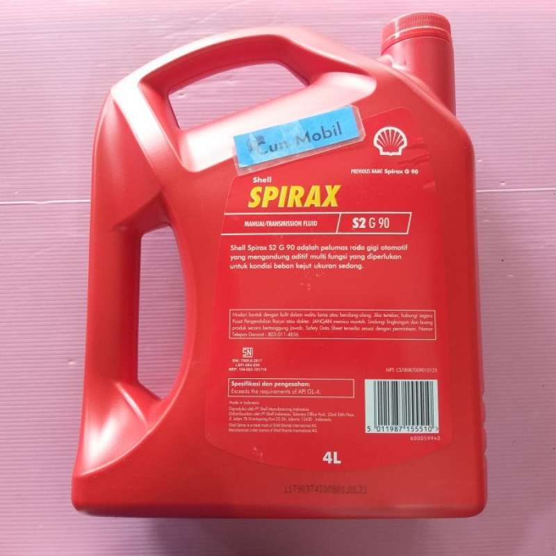Jual Oli Transmisi Shell Spirax S2 G90 4l Di Seller Mastaera Shop ...