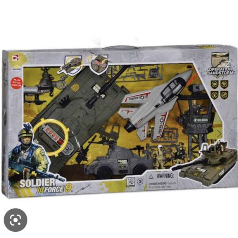 Jual Soldier Force 9 Operation Sandstorm Dawn Rapid Playset Di Seller ...
