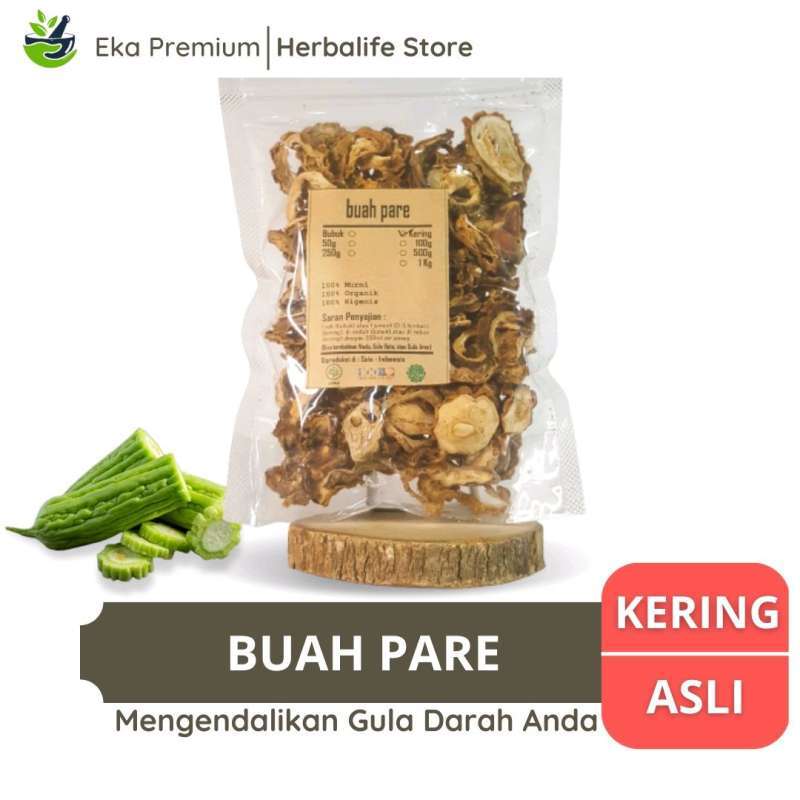 Promo Buah Pare Kering Asli Ramuan Rempah Herbal Murni Minuman Obat ...