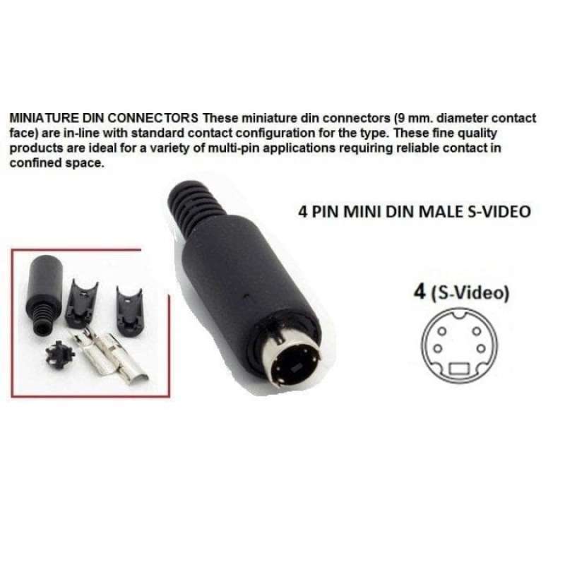 Jual Connector 4 Pin Mini Din Male Di Seller Pixel Tech - Kebon Kacang ...