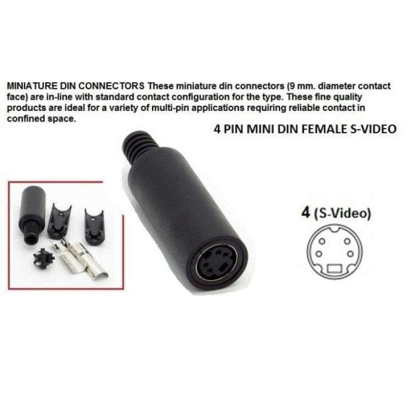 Jual Connector 4 Pin Mini Din Female Di Seller Pixel Tech - Kebon ...
