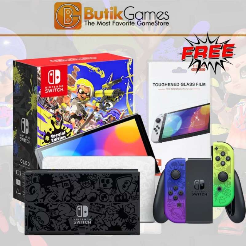 Promo Nintendo Switch OLED Console Splatoon 3 Edition Diskon 8% di ...