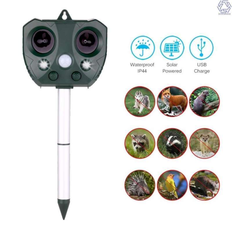 Promo Repeller Ultrasonik Solar Anti Air Dengan Sensor Gerak Dan Lampu ...