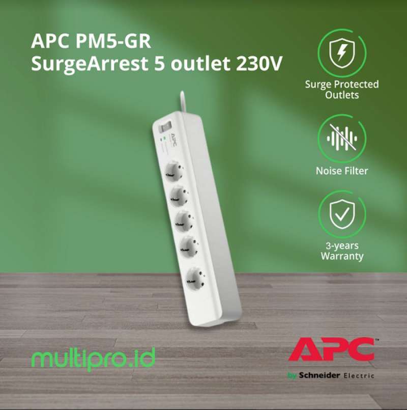 Jual APC Surge Protector PM5GR / PM5-GR colokan anti petir di Seller ...