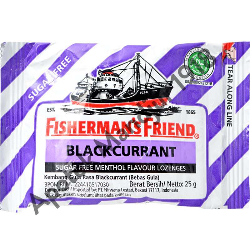 Jual Fisherman's Friend Blackcurrant Sugar Free - Permen Pelega ...