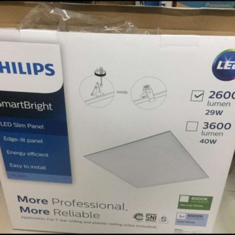 Promo Philips Led Panel 60X60 Rc091V Gm G2 Mr Pcv 29 W - NW4000K Diskon ...