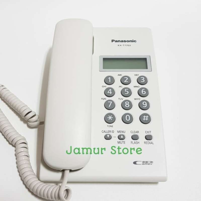 Promo Panasonic Telepon Meja Kantor Kx-T7703 Putih Diskon 30% di Seller ...