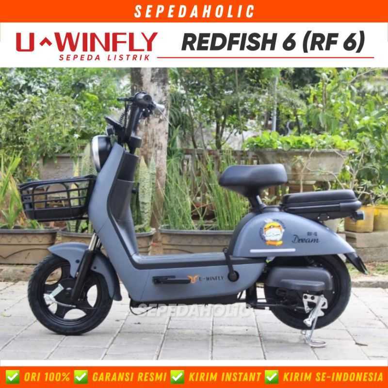 Promo Sepeda Listrik Uwinfly Redfish 6 / Rf 6 / Rf6 / Ion Five / Veloce 1.5 Electric E Bike 500 ...