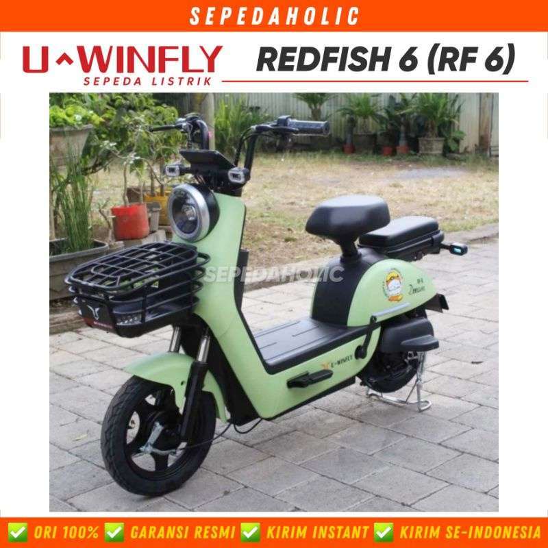 Jual Sepeda Listrik Uwinfly Redfish 6 / Rf 6 / Rf6 / Ion Five / Veloce ...