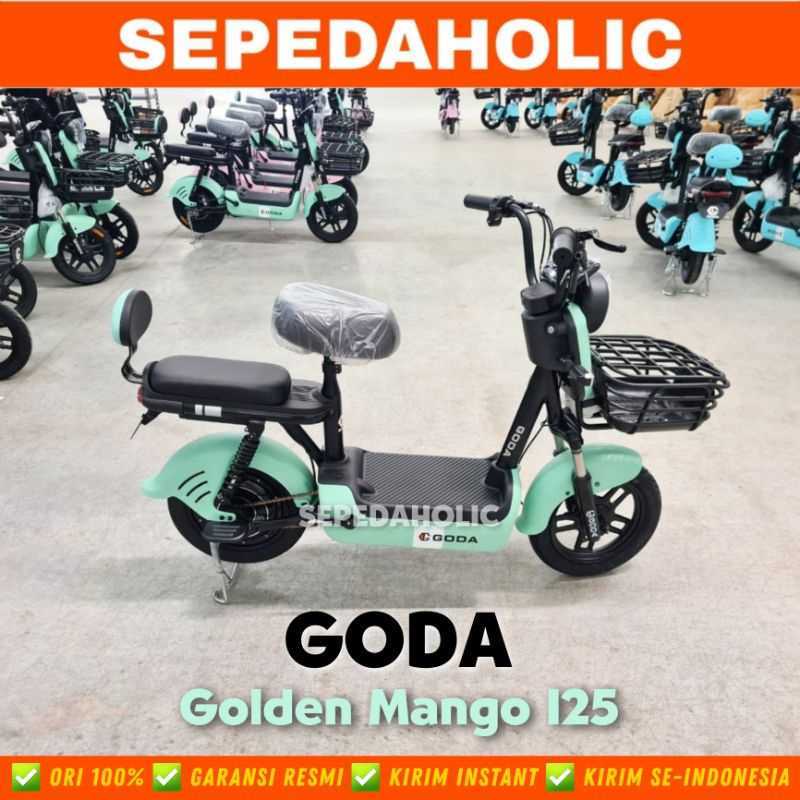 Promo Sepeda Motor Listrik Goda 125 Golden Mango 500 Watt / Genio Orby ...