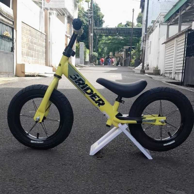 Jual Sepeda Anak Pushbike Balance Bike Spider Frame Besi Ban Pompa ...