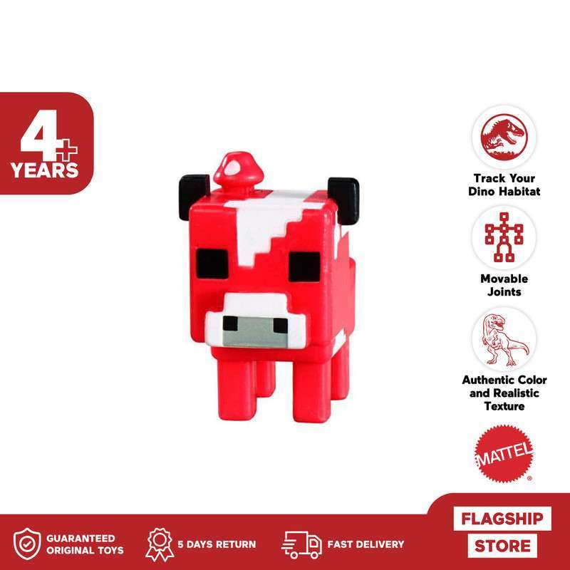 Jual Minecraft MOB Mini Head Hongo Rojo - Mainan Action Figure di ...