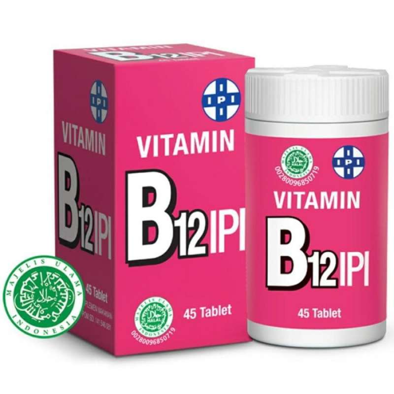 Promo Vitamin B12 IPI 45 tablet Multivitamin Vit B 12 Diskon 28% di ...