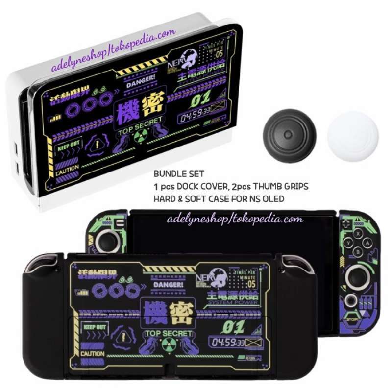 Jual Bundle Case&caps Dockcover Neongenesis Evangelion Nintendo Switch ...