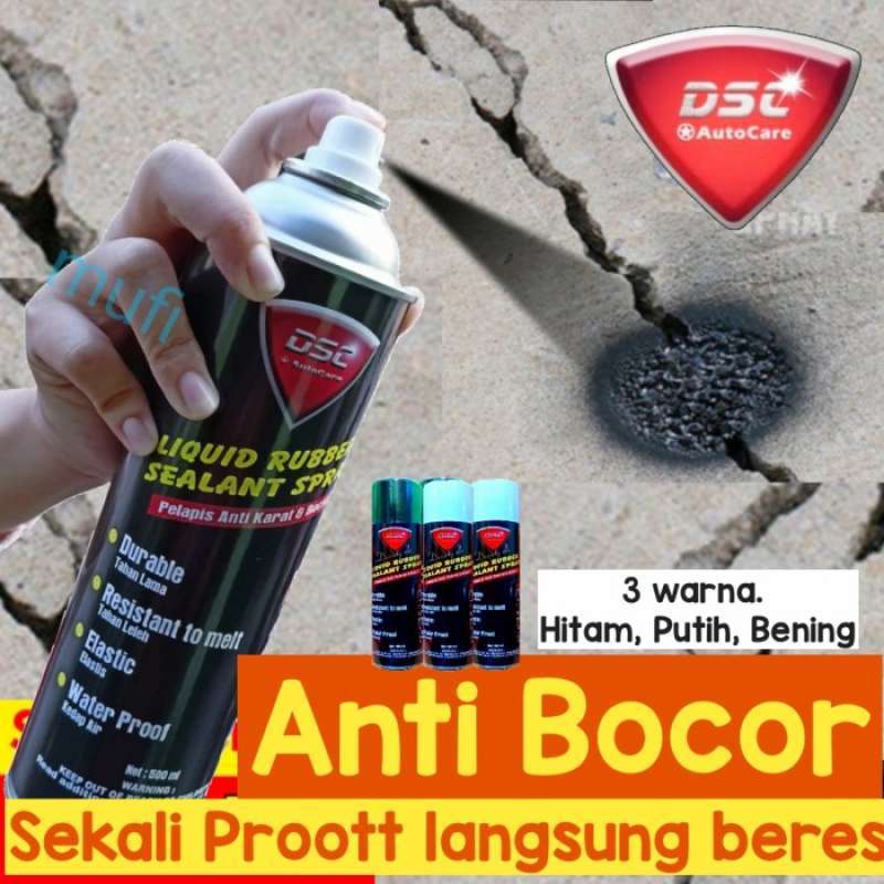 Promo Rubber Sealant Spray Bocor Dsc /Atap Rumah/Tembok Rembes/Kolam ...
