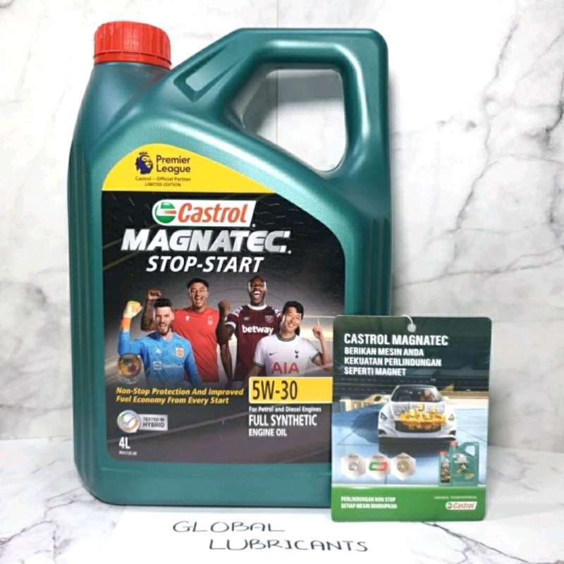Jual New! Castrol Magnatec Stop-start Dualock Technology 5w-30 4 Liter ...