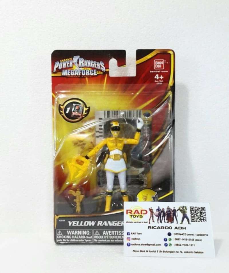 Promo Yellow ranger bandai power rangers mega force Diskon 23% di ...