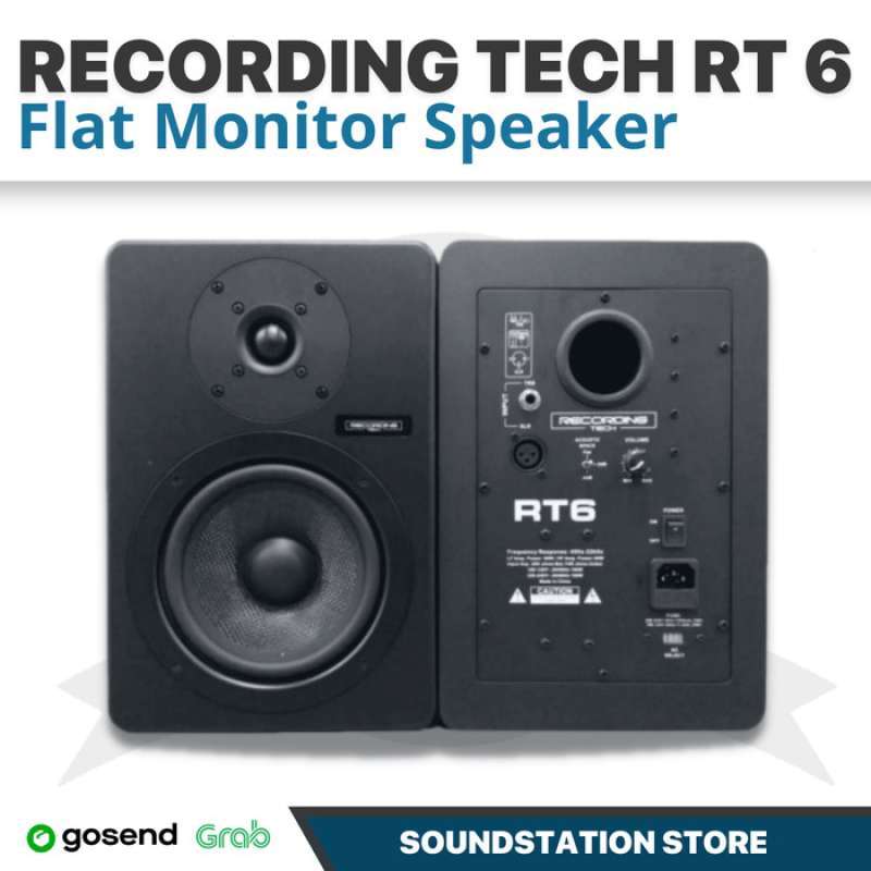 Promo Speaker Monitor Flat Recording Tech Rt6 By Alctron Mixing ...