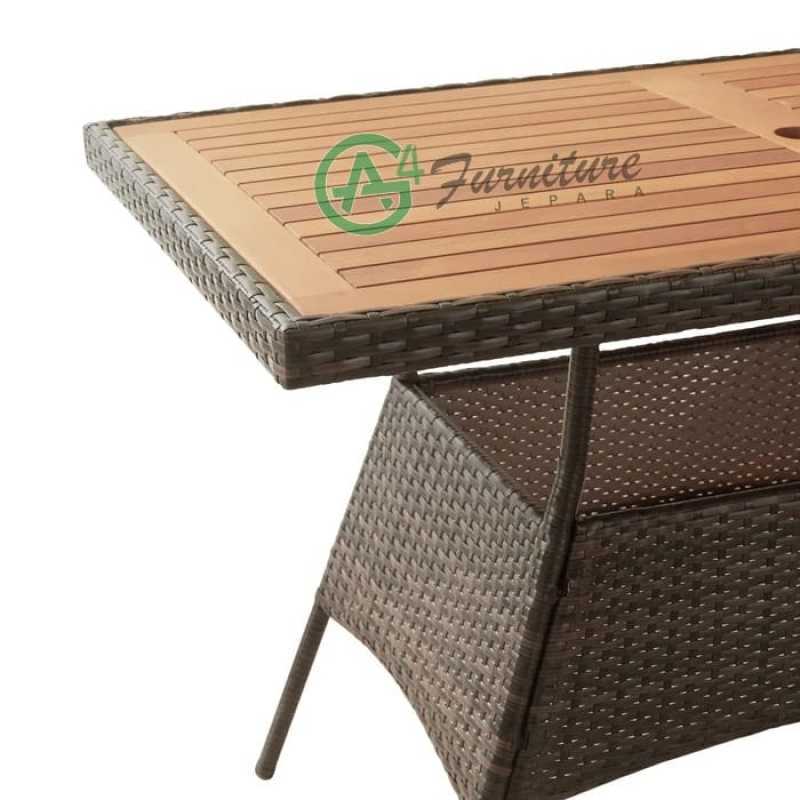 Jual Meja Makan Rotan Sintetis Outdoor 4 Kursi di Seller AG4 Furniture ...