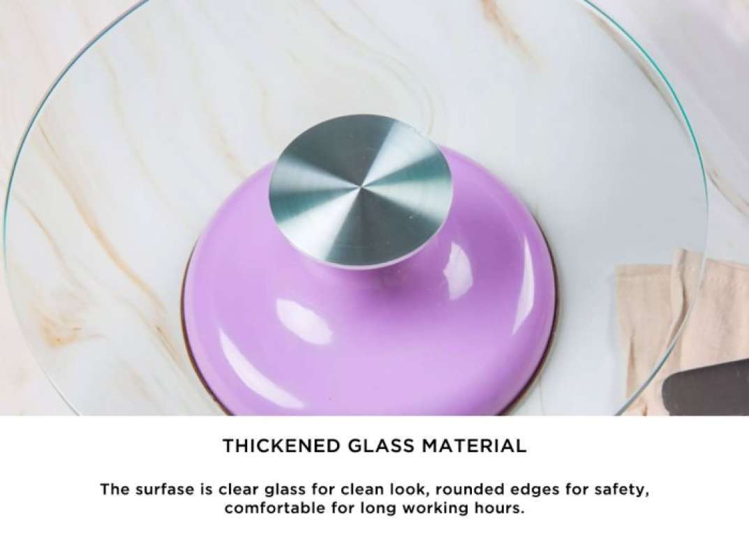 Jual 30Cm Glass Cake Turn Table Stand Meja Putar Heavy Duty di Seller ...