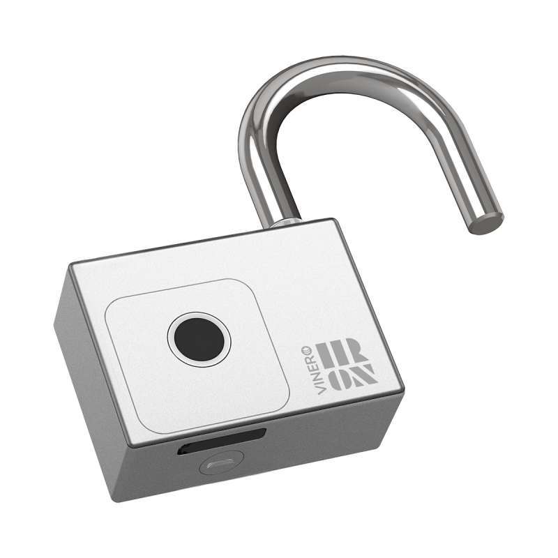 Promo Vinero Iron Padlock Smart Fingerprint Lock Tuya Water Resistant ...