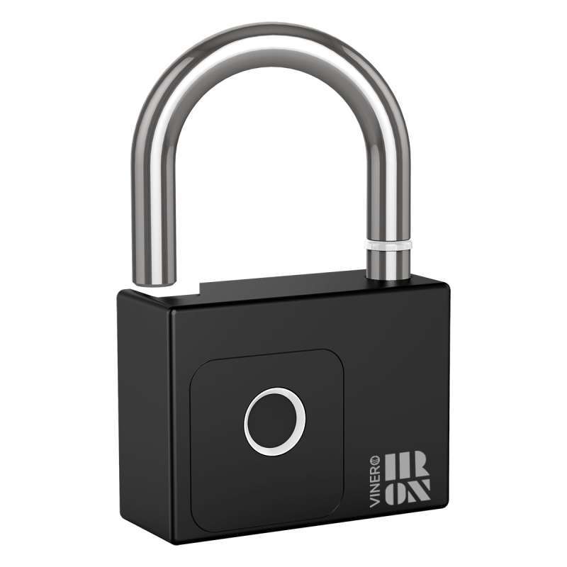 Promo Vinero Iron Padlock Smart Fingerprint Lock Tuya Water Resistant ...