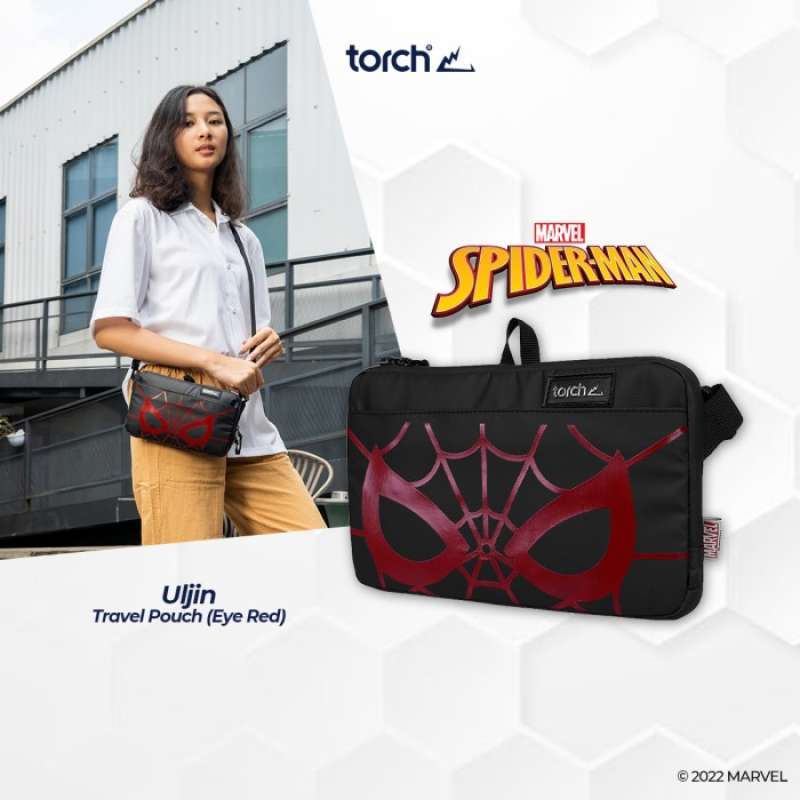 Promo Marvel Spider-Man 2 Torch Utility Pouch - Uljin Spider Eye Red ...