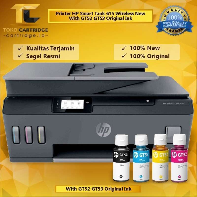 Jual Printer Hp Smart Tank 615 Wireless Print Copy Scan Fax Adf All In ...