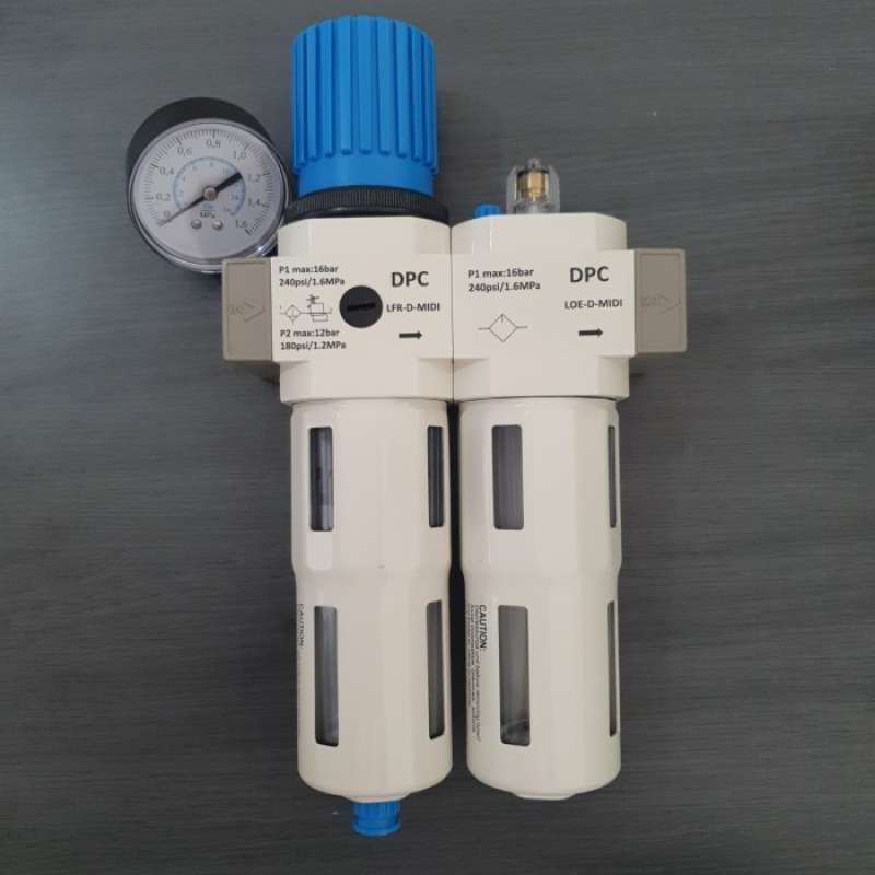 Promo Air Filter Regulator Ukuran 1/2 Inchi 2 Tabung Ac 4010 - 04 - 10 ...