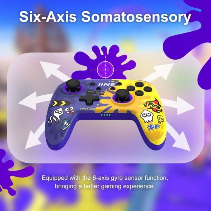 Jual Iine Amiibo Pro Controller Splatoon Bluetooth Wireless Gamepad ...