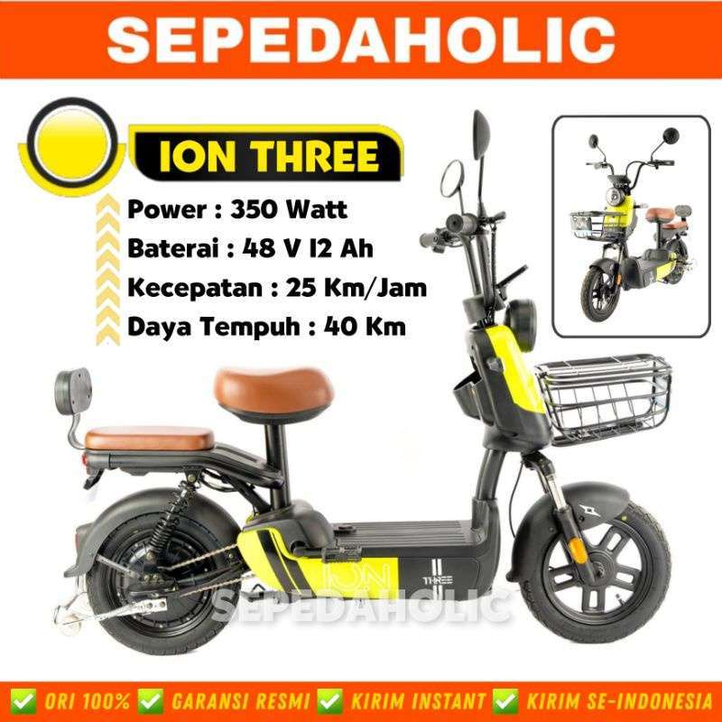 Jual Sepeda Listrik Element Ion 3 Original Terbaru - Harga Promo Murah ...