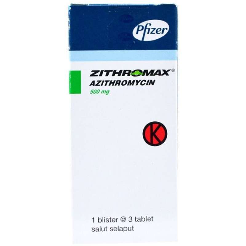 Jual Zithromax 500 Mg 3 Kapsul Di Seller Apotek Mandjur Official Store ...