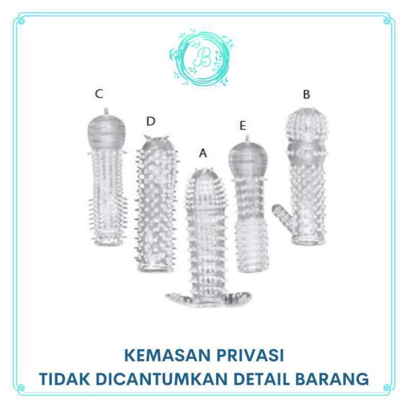 Promo Kondom Silikon Bergerigi Bisa Dicuci Reusable Silicone Condom