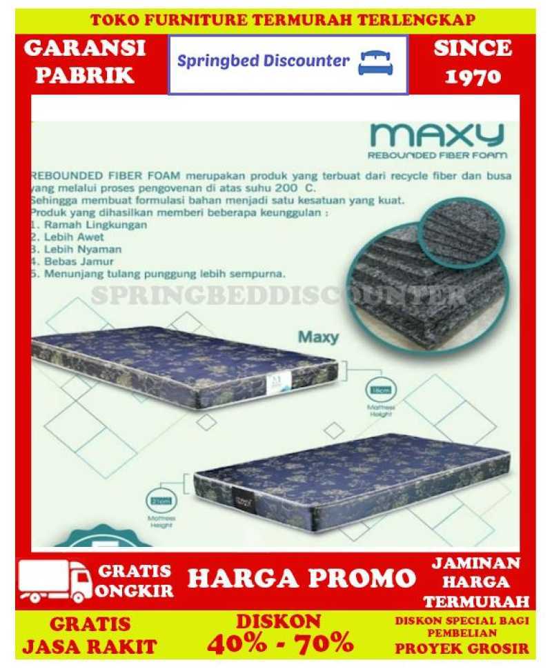 Jual Kasur Central MAXY KASUR REBOUNDED FIBER FOAM biru 18cm 5 Thn ...