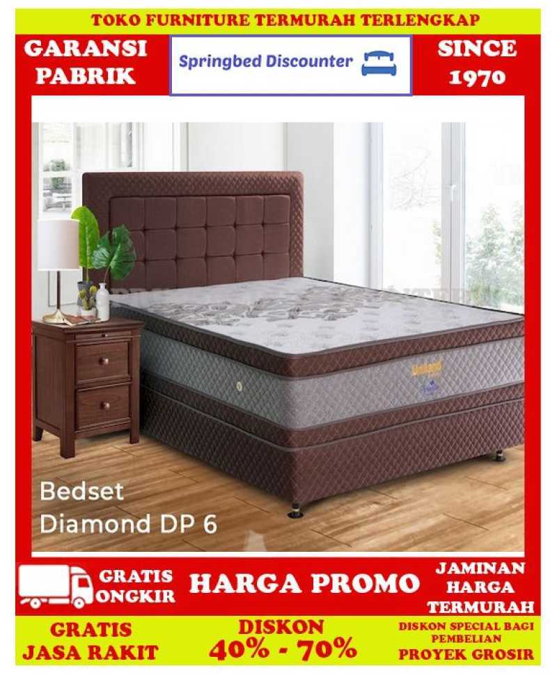 Jual Springbed Spring Bed UNILAND PARADISE DOUBLEPTOPDIAMONDDP6 120x200 ...