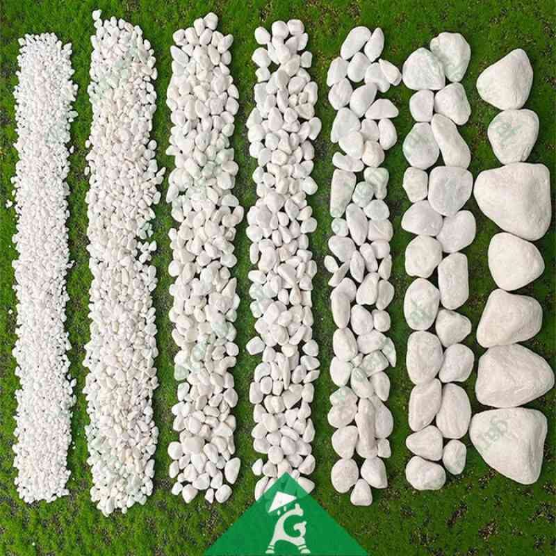 Jual Batu Putih Italy 250gr -kerikil Gravel Pebble Stone Untuk Taman ...