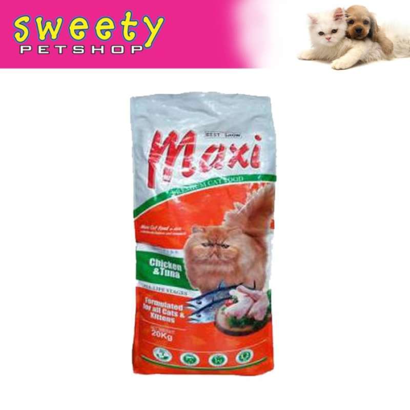 Promo Maxi Chicken And Tuna 20 Kg - Makanan Kucing Dewasa Kering Diskon ...