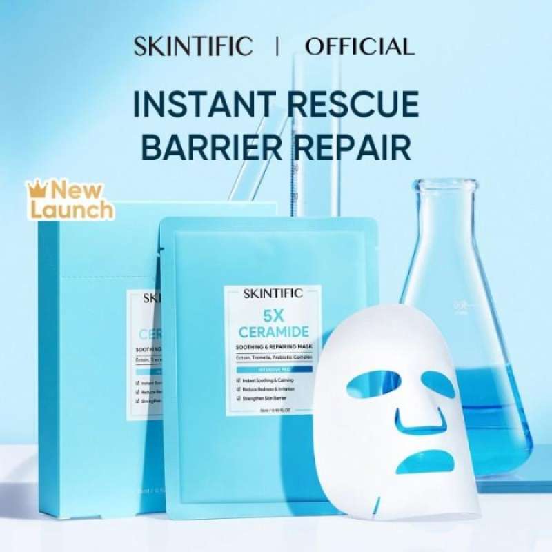 Jual SKINTIFIC 5X Ceramide Soothing Sheet Mask di Seller FRIZ Store ID ...