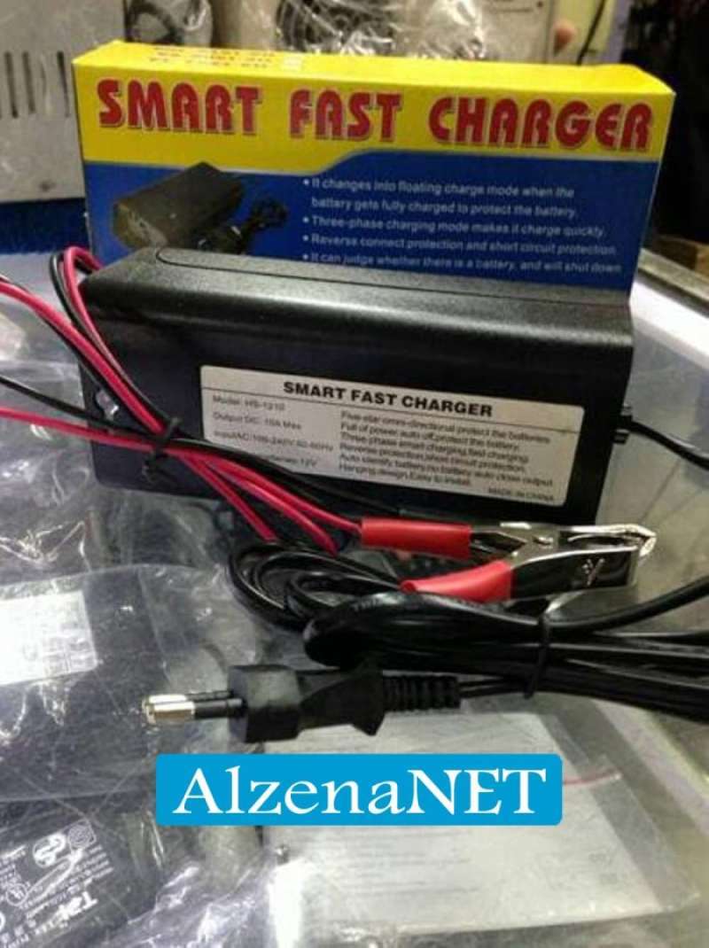 Jual Smart Fast Charger Accu/aki 12v 10a Cas Aki 10 A Bisa Sampai 100a ...