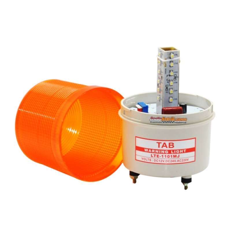 Promo Lampu Darurat LED 4 TAB Rotary Warning Light + Buzzer Multi Volt ...
