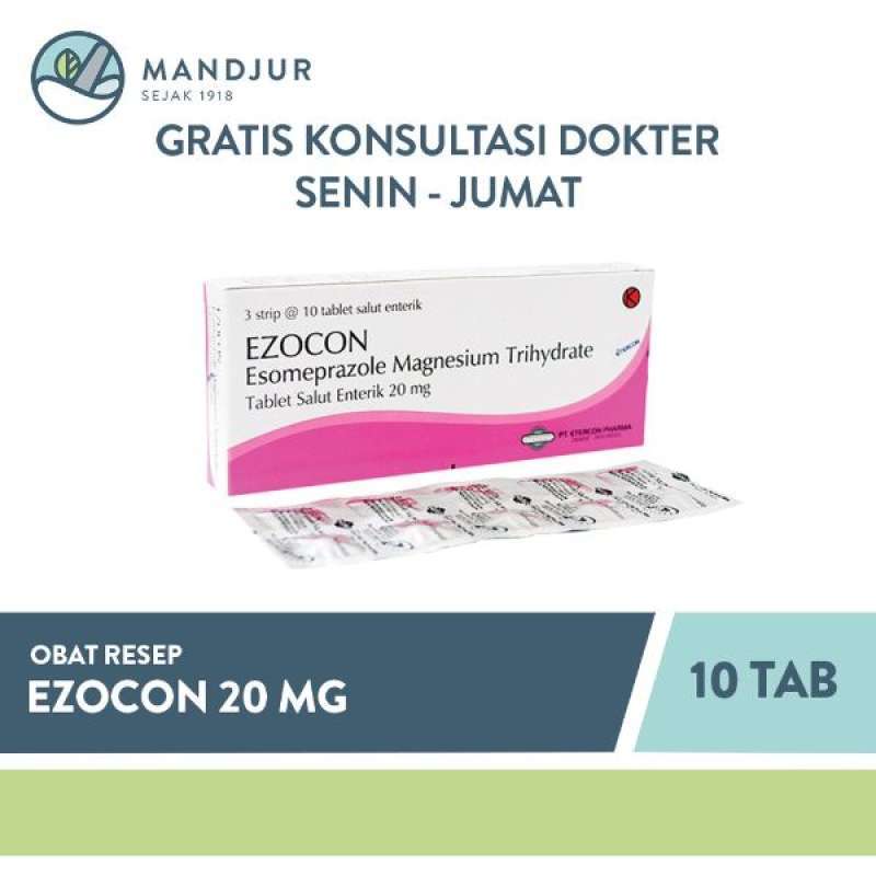 Jual Ezocon 20 Mg 10 Tablet di Seller Apotek Mandjur Official Store - Kebon Sirih, Kota Jakarta ...