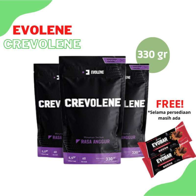 Jual EVOLENE MEDAN Crevolene 330g Creatine Menambah Tenaga Pertumbuhan ...