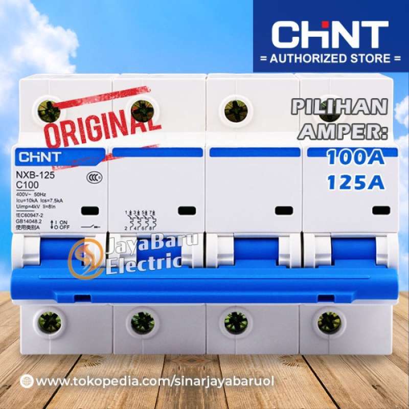 Promo MCB Chint NXB-125 4P 100A 125A Diskon 23% di Seller Hubner Store - Cengkareng Barat, Kota ...